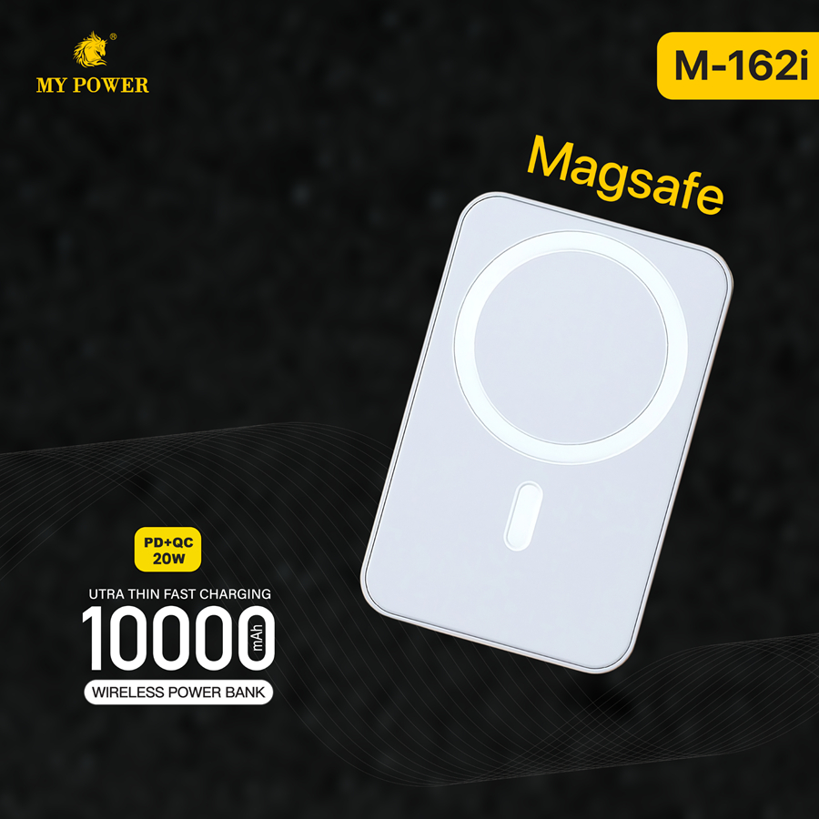 MagSafe M-162i 10000mAh Wireless Powerbank for iPhone in Nepal | SajiloShop