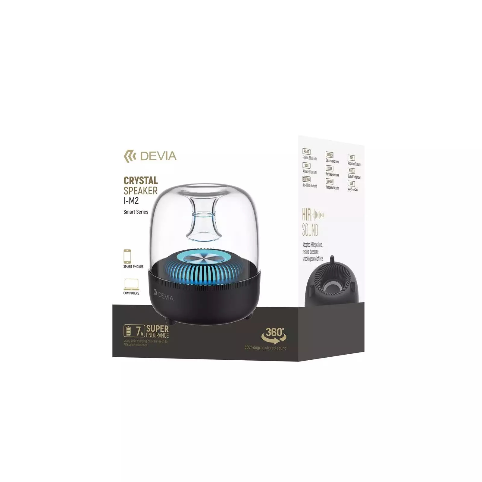 Devia Smart Series Crystal Speaker (I-M2) In Nepal - SajiloShop