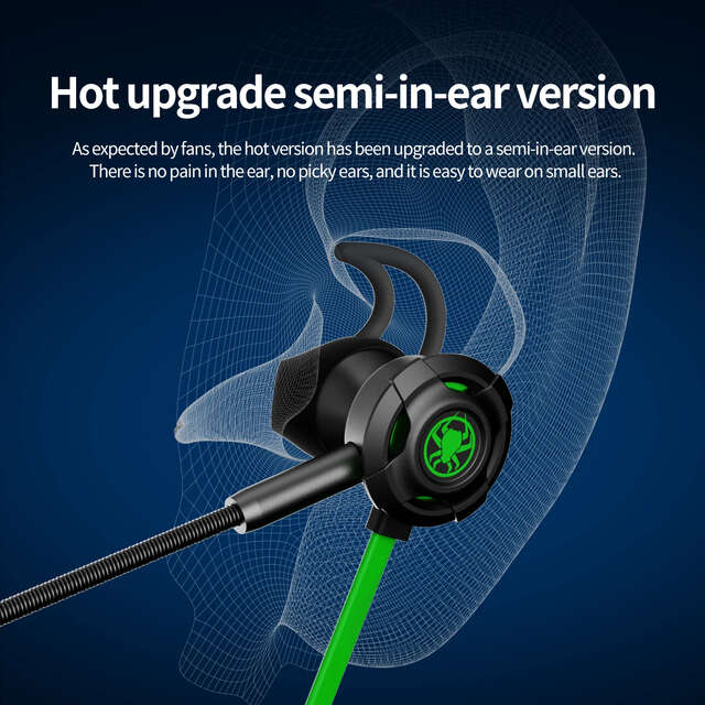 PLEXTONE G30 GOW M762 Noise Reduction Planet Ear Type-C Interface Wired ...