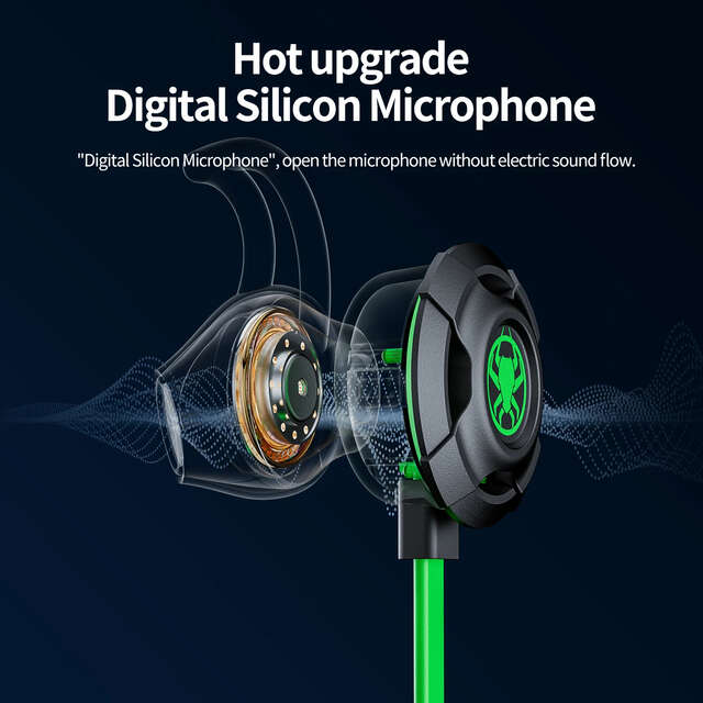 PLEXTONE G30 GOW M762 Noise Reduction Planet Ear Type-C Interface Wired ...